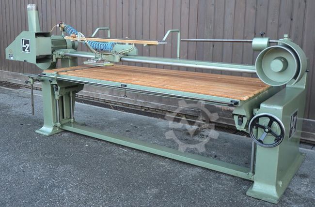 LANGZAUNER LZG 1000 700 1400 Long belt sanding machine pneum supported ...